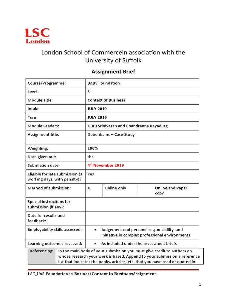 Context of Business | PDF | Competence (Human Resources) | Evidence