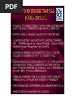 Cooling Tower TR Calculation | PDF