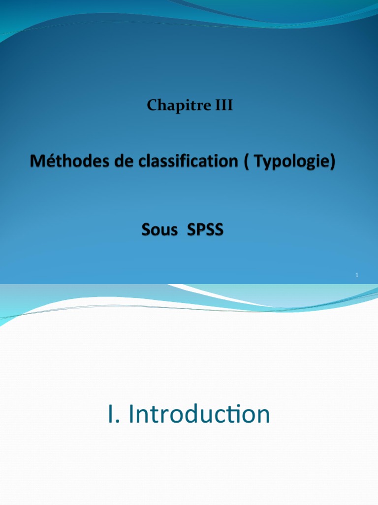 Classification Spss | PDF | Enseignement des mathématiques ...