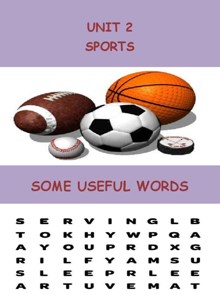 Unit 2 Sports | PDF