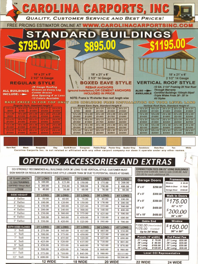 Carports | PDF | Building Technology | Architectural Design