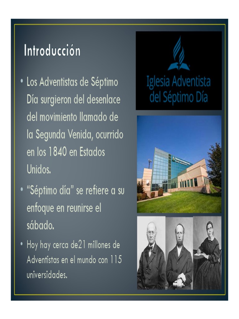 4-El Adventismo | PDF | Adventismo | Iglesia Adventista del Séptimo Día