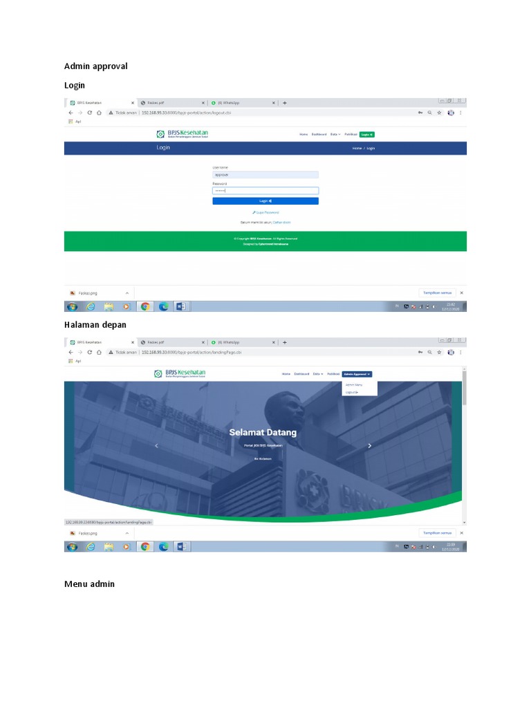 Admin Approval Process Overview | PDF