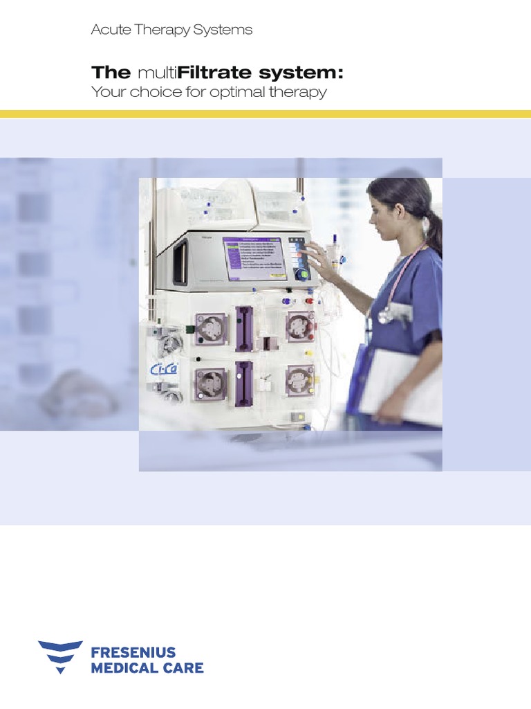 BR - Multifiltrate Fresenius | PDF | Hemodialysis | Dialysis