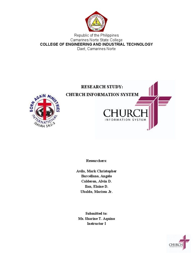 Church Information System-Final | PDF | Sql | Databases