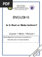 Real or Make-Believe Practice Worksheets No. 1-4 by Jenrap | PDF