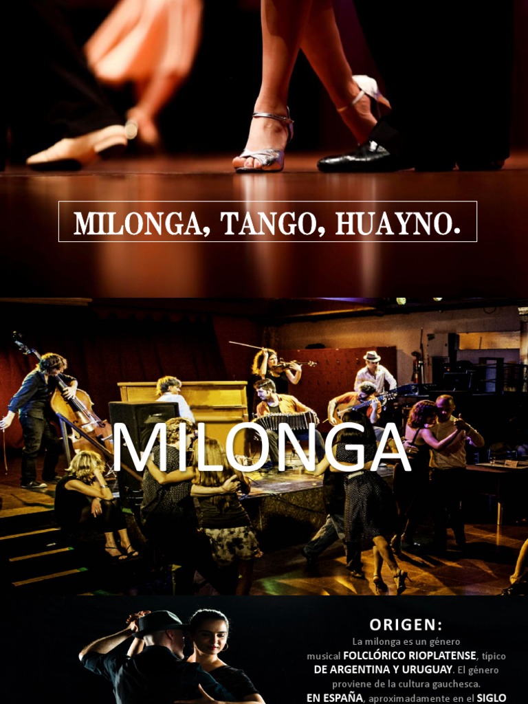 Milonga, Tango, Huayno | PDF | Musica Tango | Musica Sudamericana