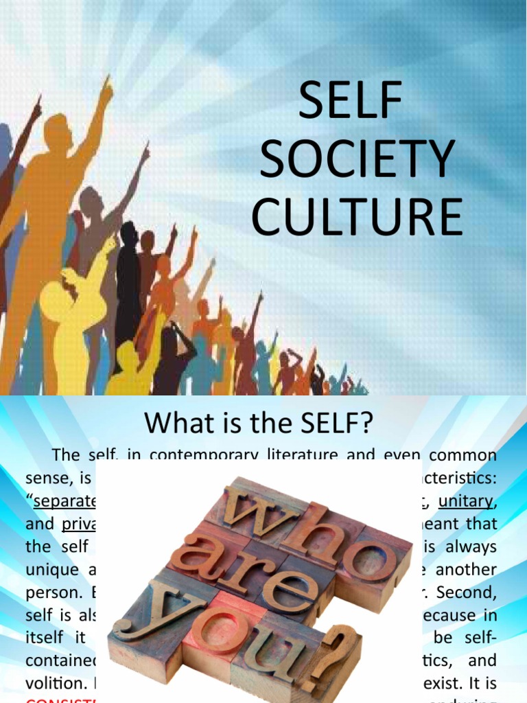 Understanding The Self | PDF | Self | Identity (Social Science)