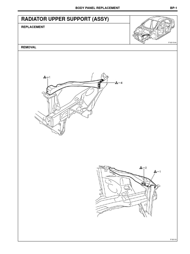 BP - Body Panel Replacement | PDF | Torque | Polyurethane