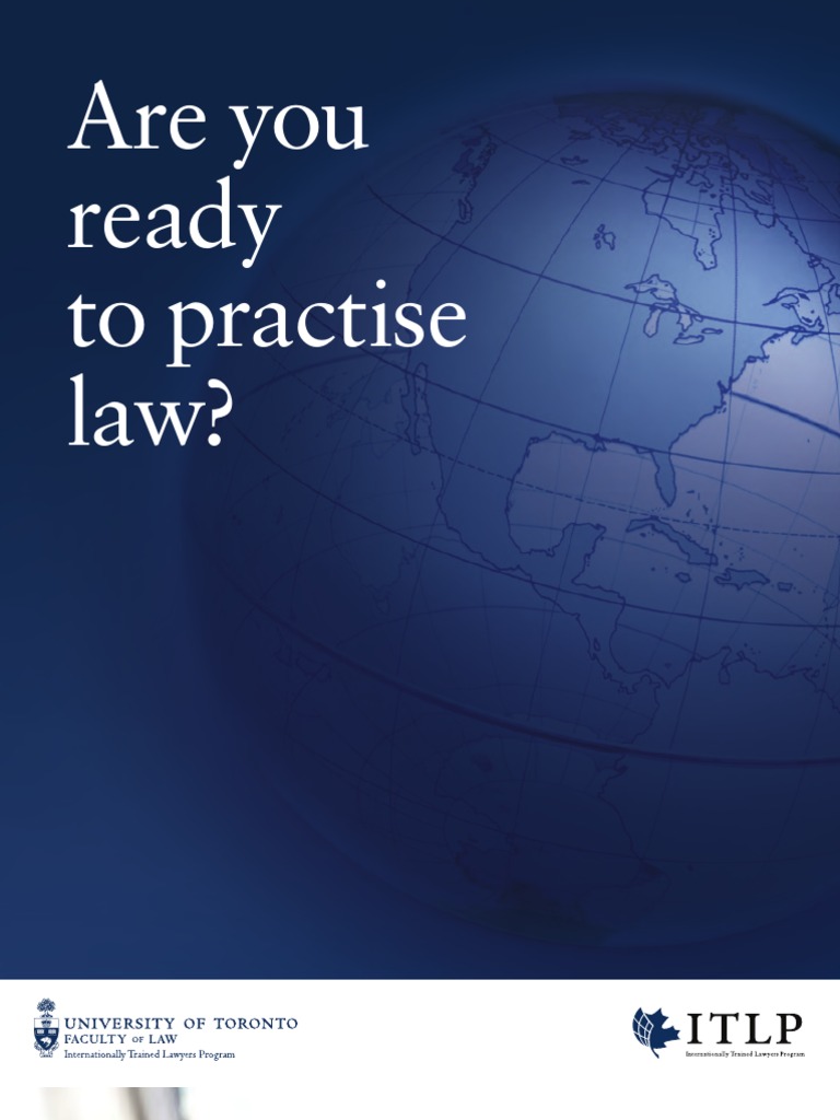 ITLP - Brochure - Practising Law in Canada | PDF | Barrister | Lawyer