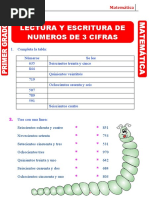Numeros de 3 Cifras | PDF