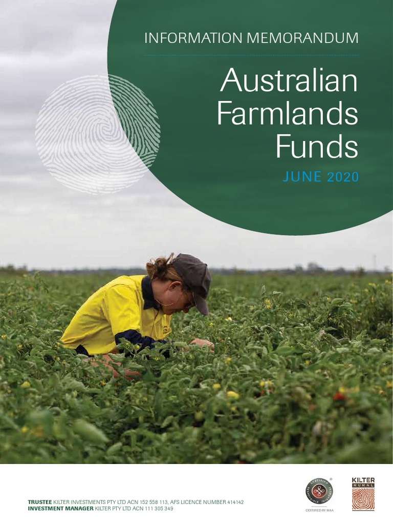 Kilter Rural Australian Farmlands Fund With Application Form June 2020 ...