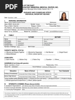 Youth Profile Form: Office of The Sangguniang Kabataan | PDF