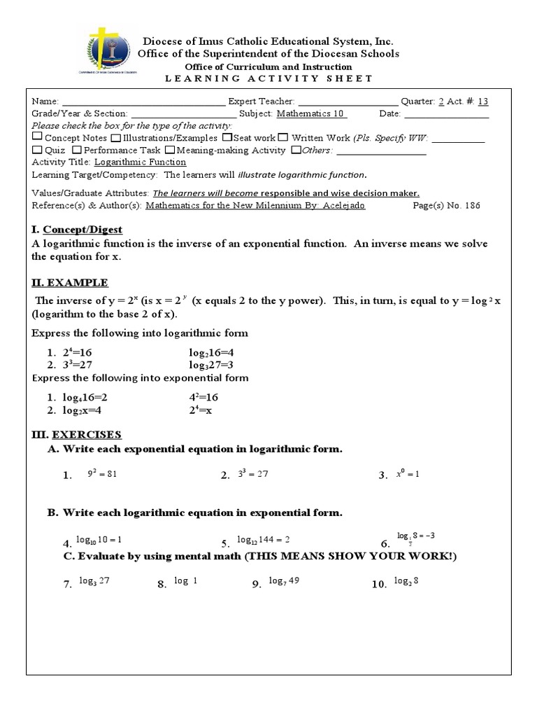 LAS-13 Math10 | PDF LAS-13 Math10 | PDF