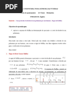 Regra de Ruffini | PDF | Divisão (Matemática) | Álgebra