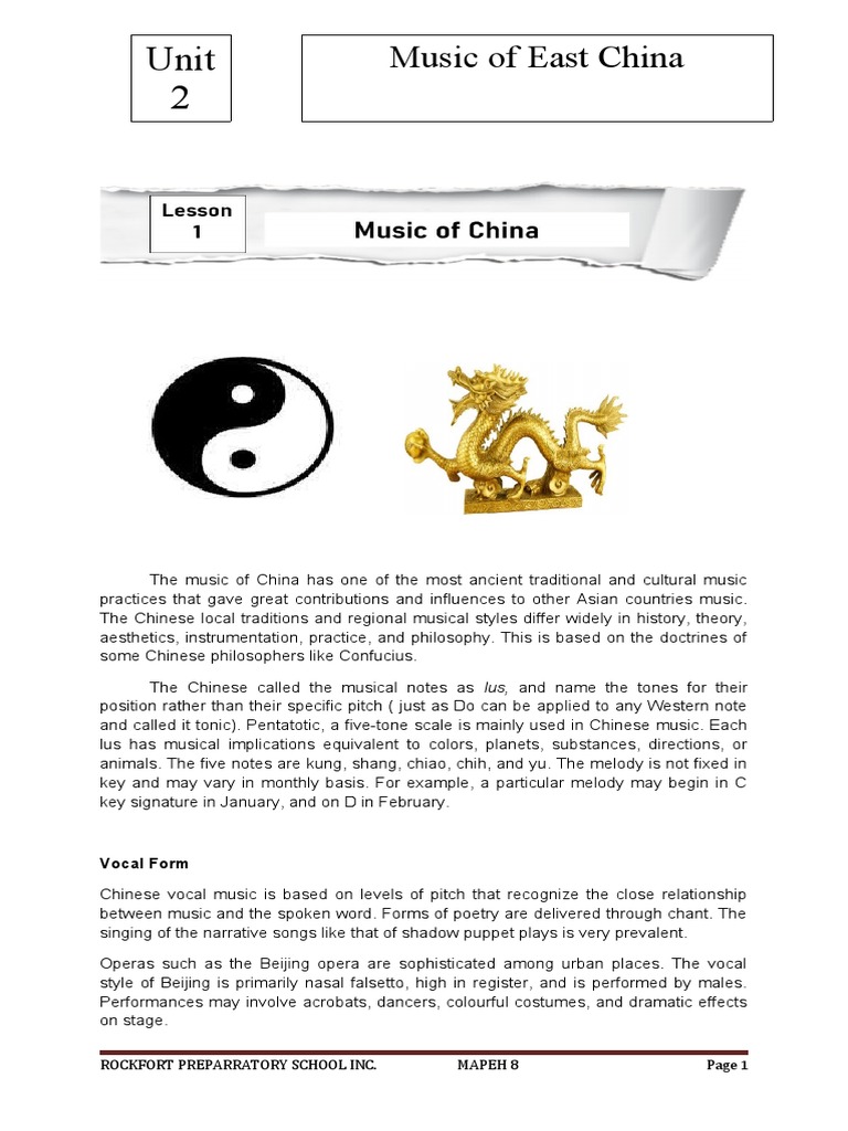 2nd QUARTER MUSIC GRADE 8 MODULE | Download Free PDF | String ...