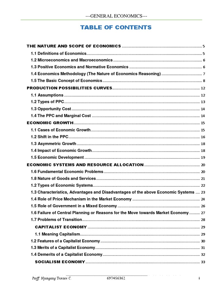 General Economics | PDF | Economics | Demand