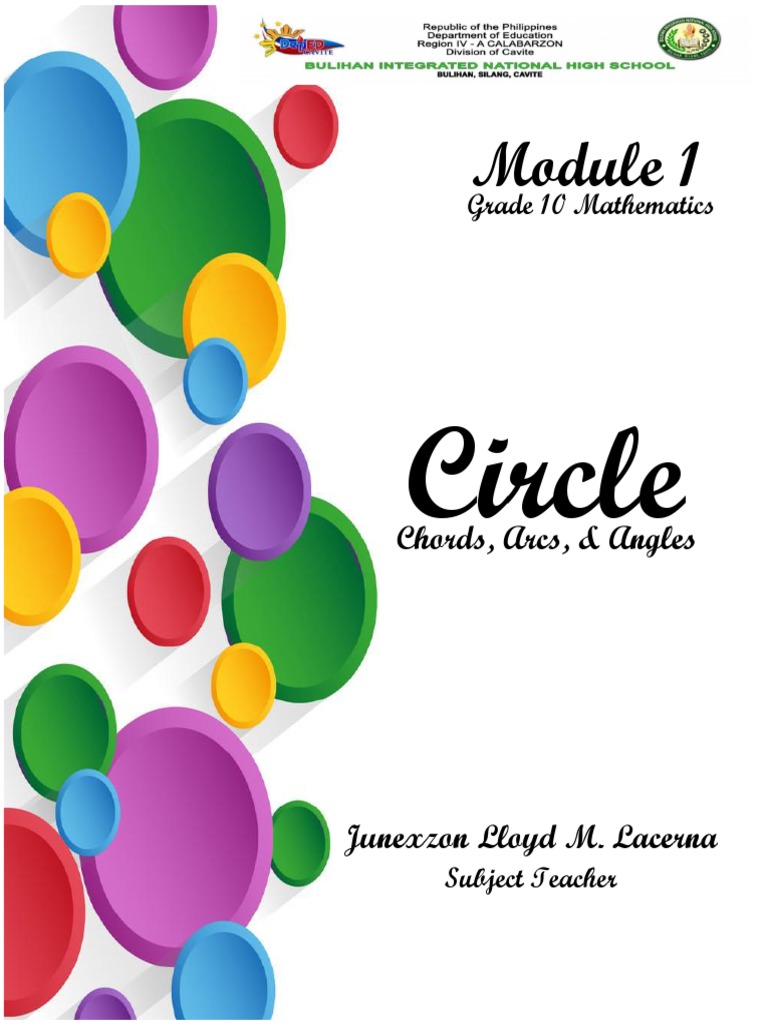 Module Circle PDF | PDF | Circle | Angle