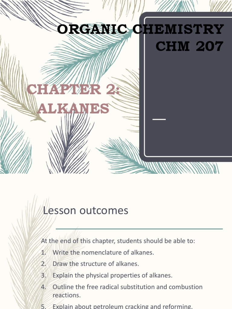 Chapter 2 - Alkanes PDF | PDF | Alkane | Chlorine Chapter 2 - Alkanes PDF | PDF | Alkane | Chlorine