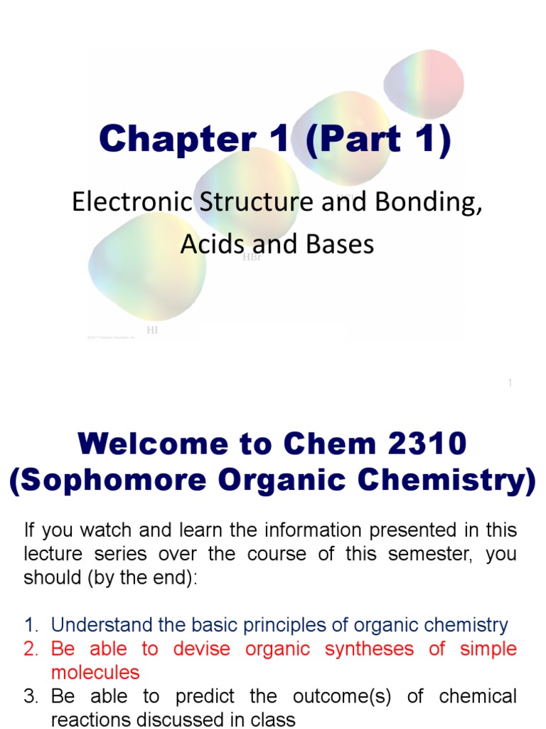 Chapter 1 (Part 1) Acide Base | PDF | Chemical Polarity | Chemical Bond