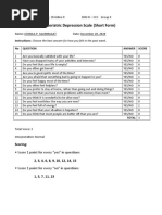 Geriatric Depression Scale-30 Item | PDF | Geriatrics | Psychology