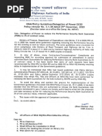 NHAI Policy Circular No. 9-2-34 | PDF