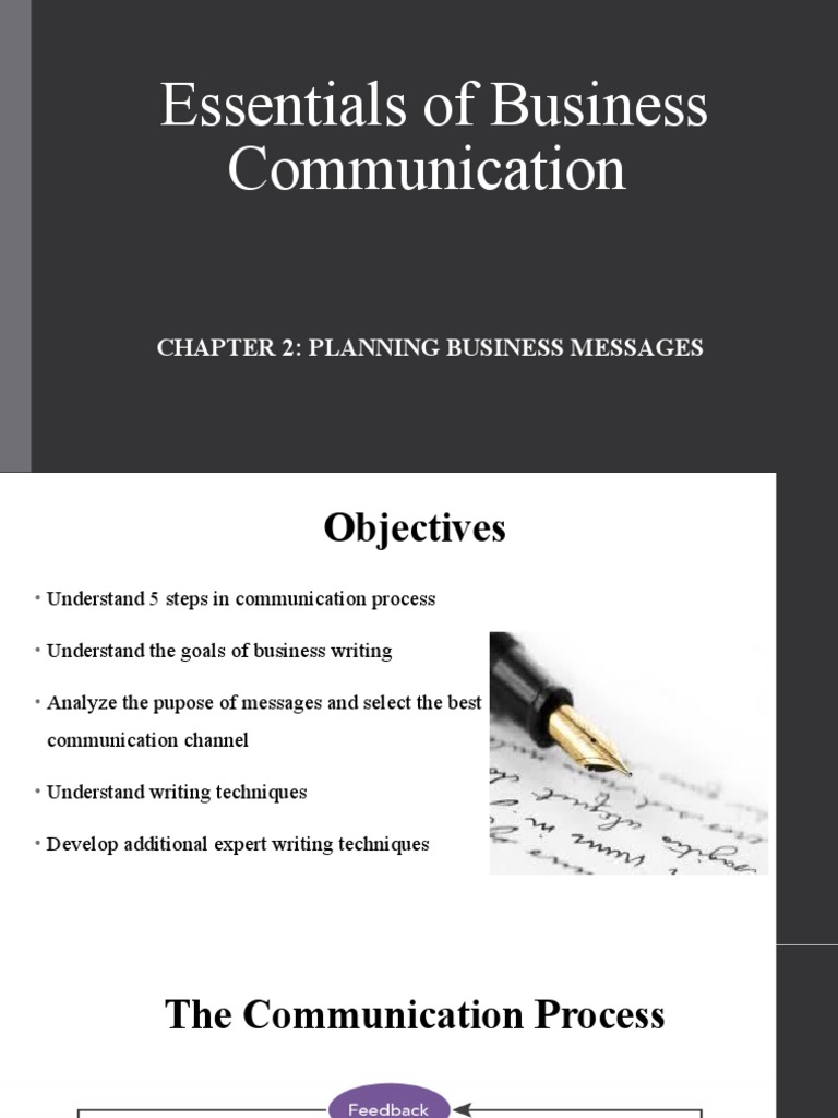 Essentials of Business Communication: Chapter 2: Planning Business ...