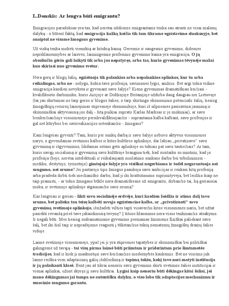 Emigracija, 2021 | PDF