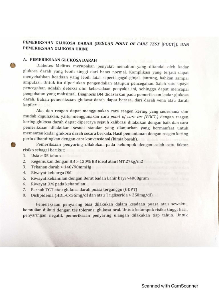 Praktikum POCT | PDF