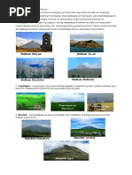 Mga Bundok at Bulkan Sa Pinas | PDF