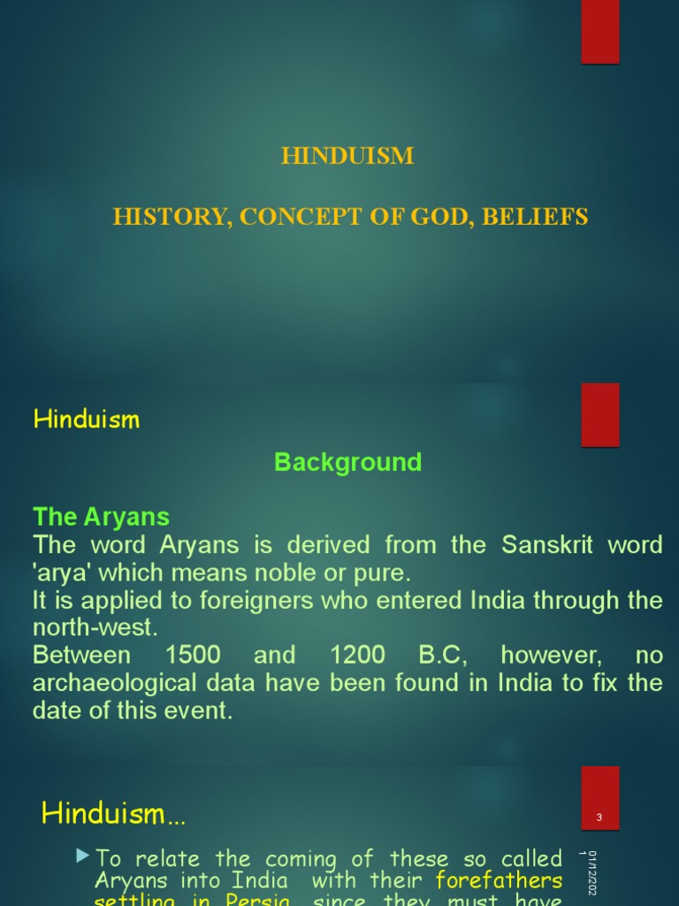 Hinduism Background | PDF | Indian Religions | Religious Faiths