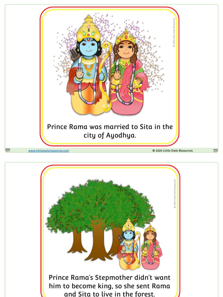 Diwali Story Sequence Cards | PDF