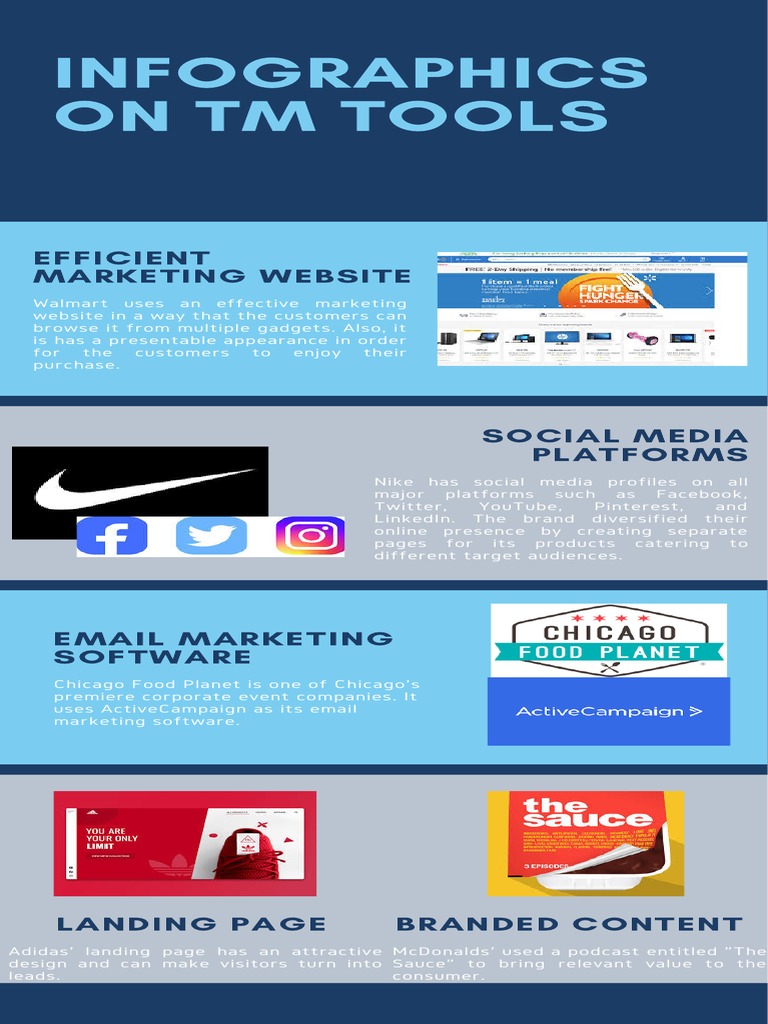 Infographics On Trade Marketing Tools | PDF | Marketing | Advertising