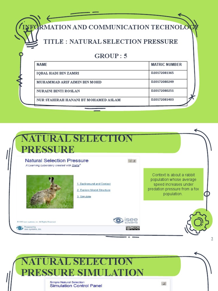 Natural Selection Pressure | PDF