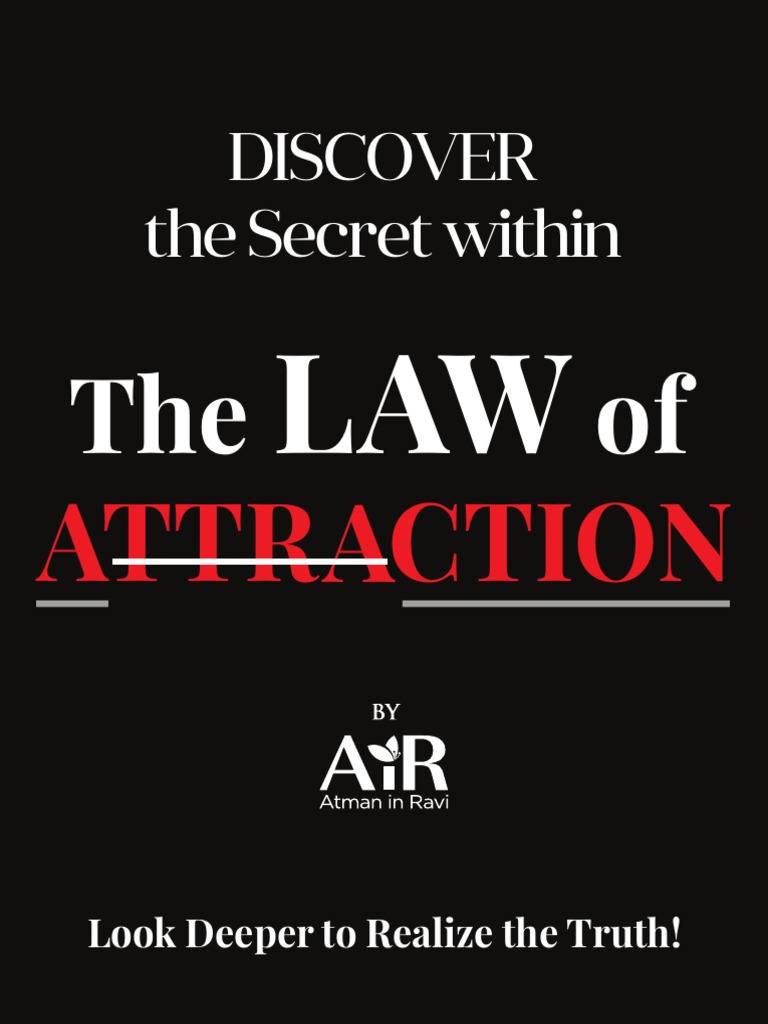 Discover The Secret Within The LAW of AttraCTION. | PDF | Law Of ...