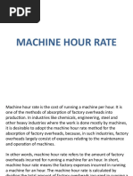 How To Calculate Machine Hour Rate | PDF | Depreciation | Economies