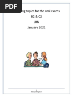 Ecce Speaking Tests - Set 1 | PDF | English Language