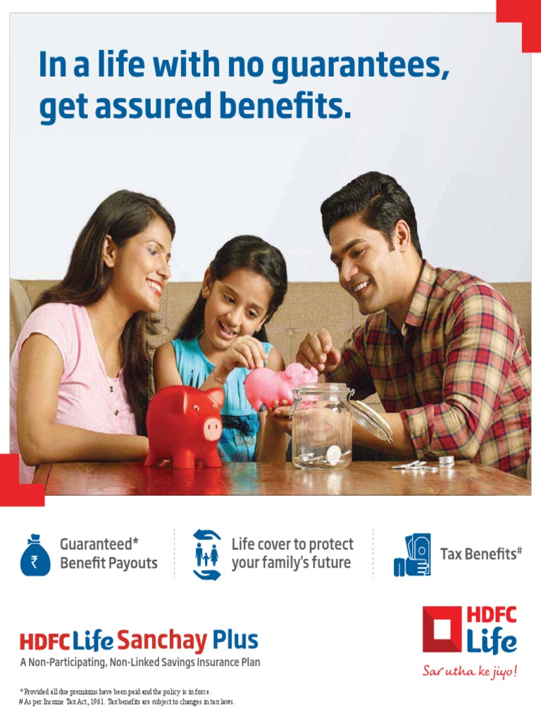 HDFC Life - Trad - Combo - Brochure | PDF | Present Value | Life Insurance
