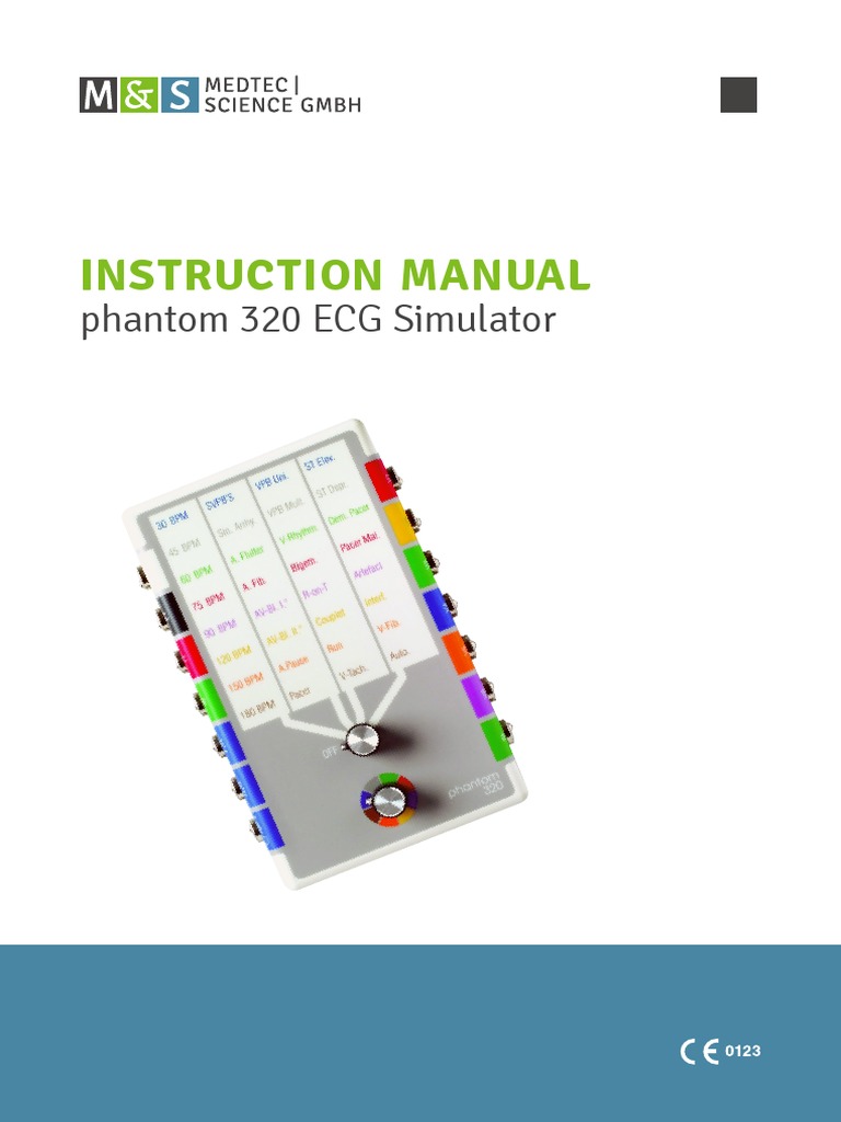 Instruction Manual: Phantom 320 ECG Simulator | PDF ...