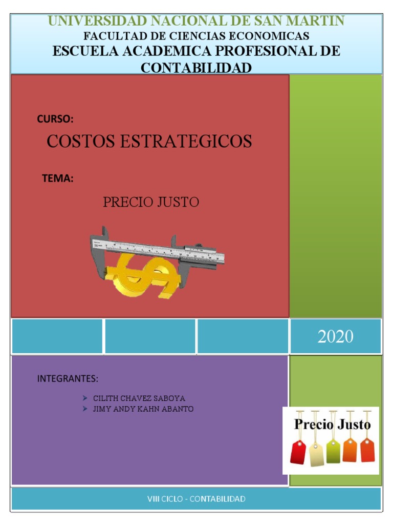 Precio Justo | PDF | Comercio justo | Precios