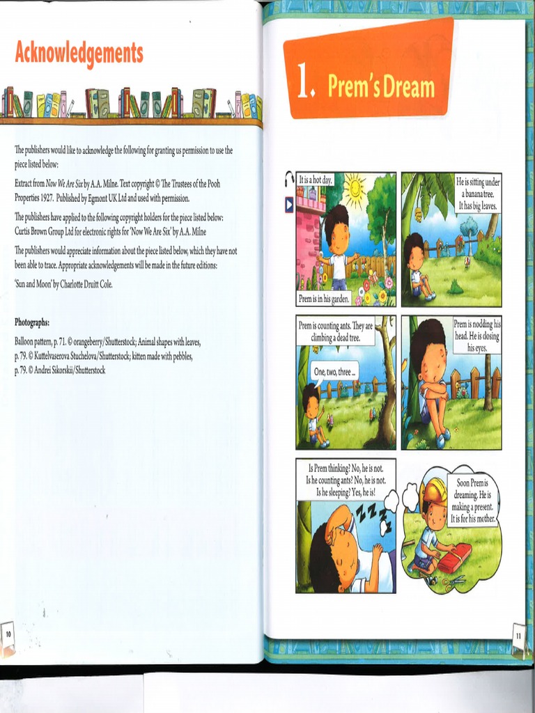 Class 1 - English - Chapter 1-4 | PDF