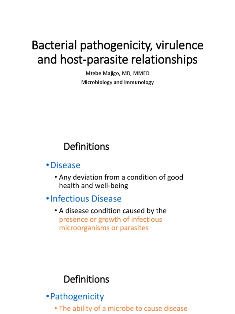 Bacterial Pathogenicity & Virulence | PDF | Pathogen | Infection