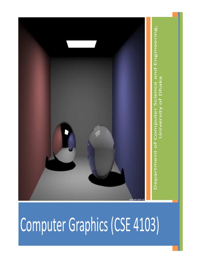 Computer Graphics (CSE 4103) | PDF | Spline (Mathematics) | Curve
