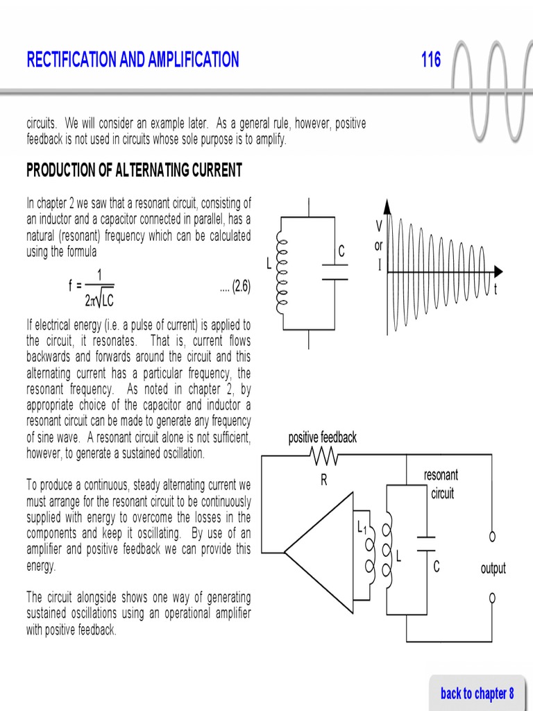 Rectification and Amplification 116: Production of Alternating Current ...