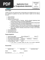 MUBAS Postgraduate Application Form - September 2025 Intake | PDF ...