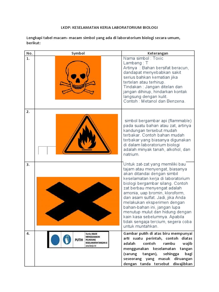 Keselamatan Kerja Lab | PDF