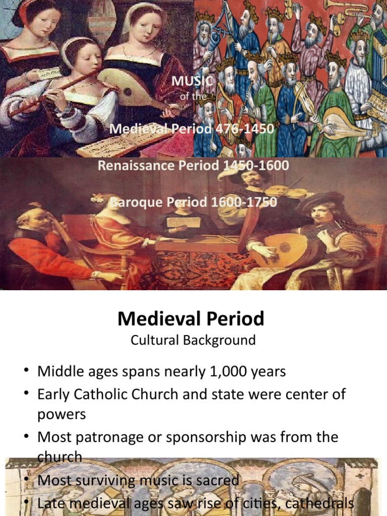 1st Quarter Grade 9 Music Lesson Medieval Renaissance and Baroque ...