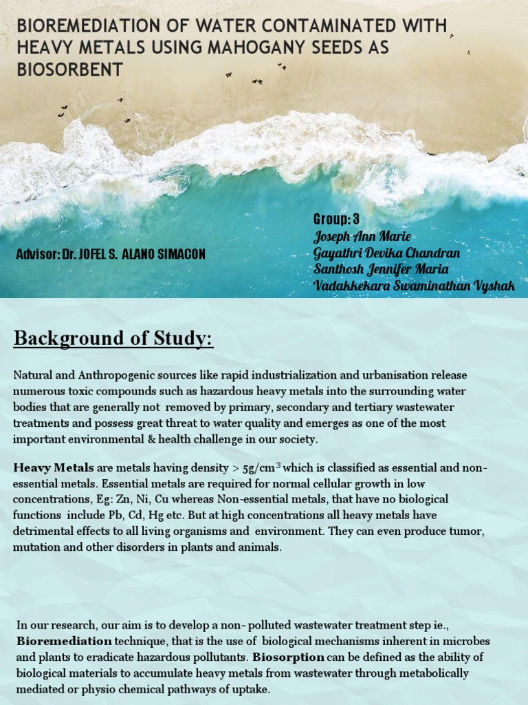 Bioremediation Water