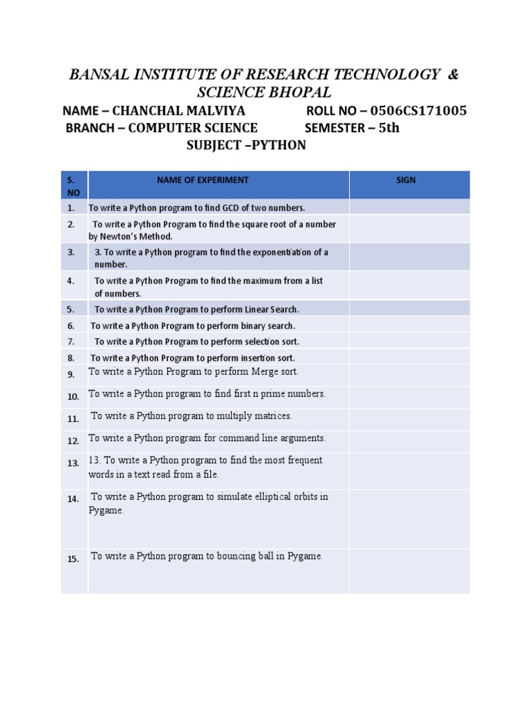 Python programs for computational experiments | PDF | Command Line ...