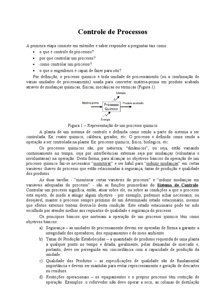 Controle de Processos | PDF